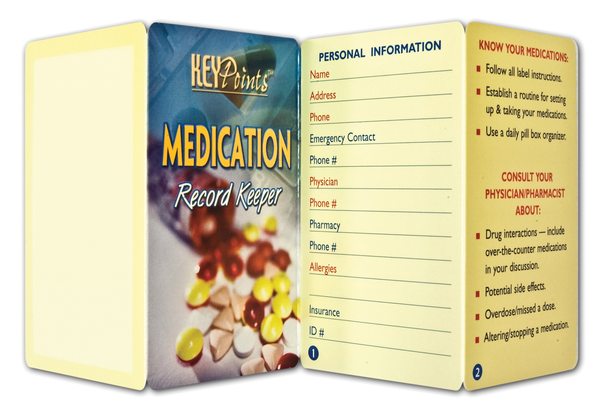 PAS Online Store - Key Point: Medication Record Keeper