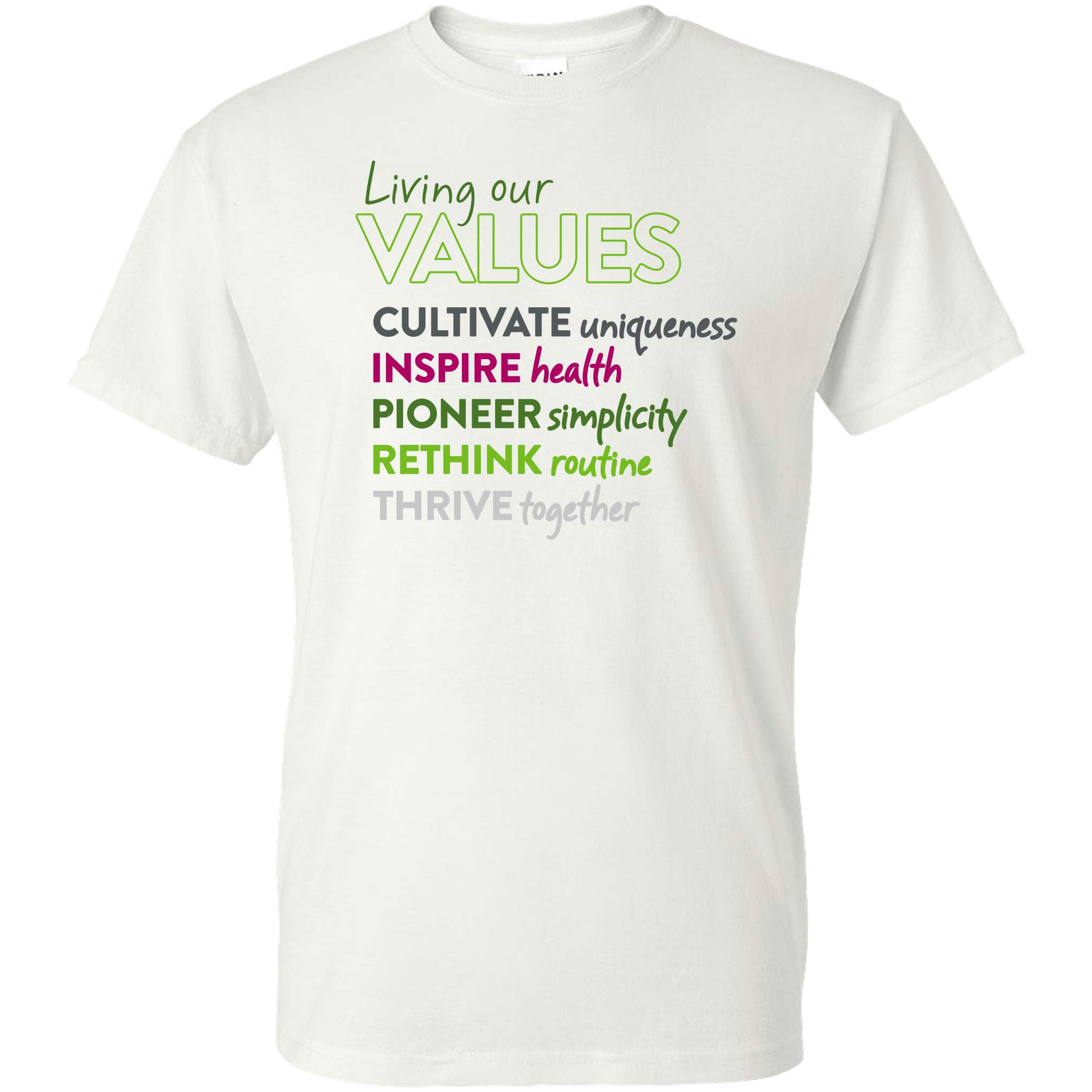 lapromotions-ecatalog.com - Living Our Values T-Shirt