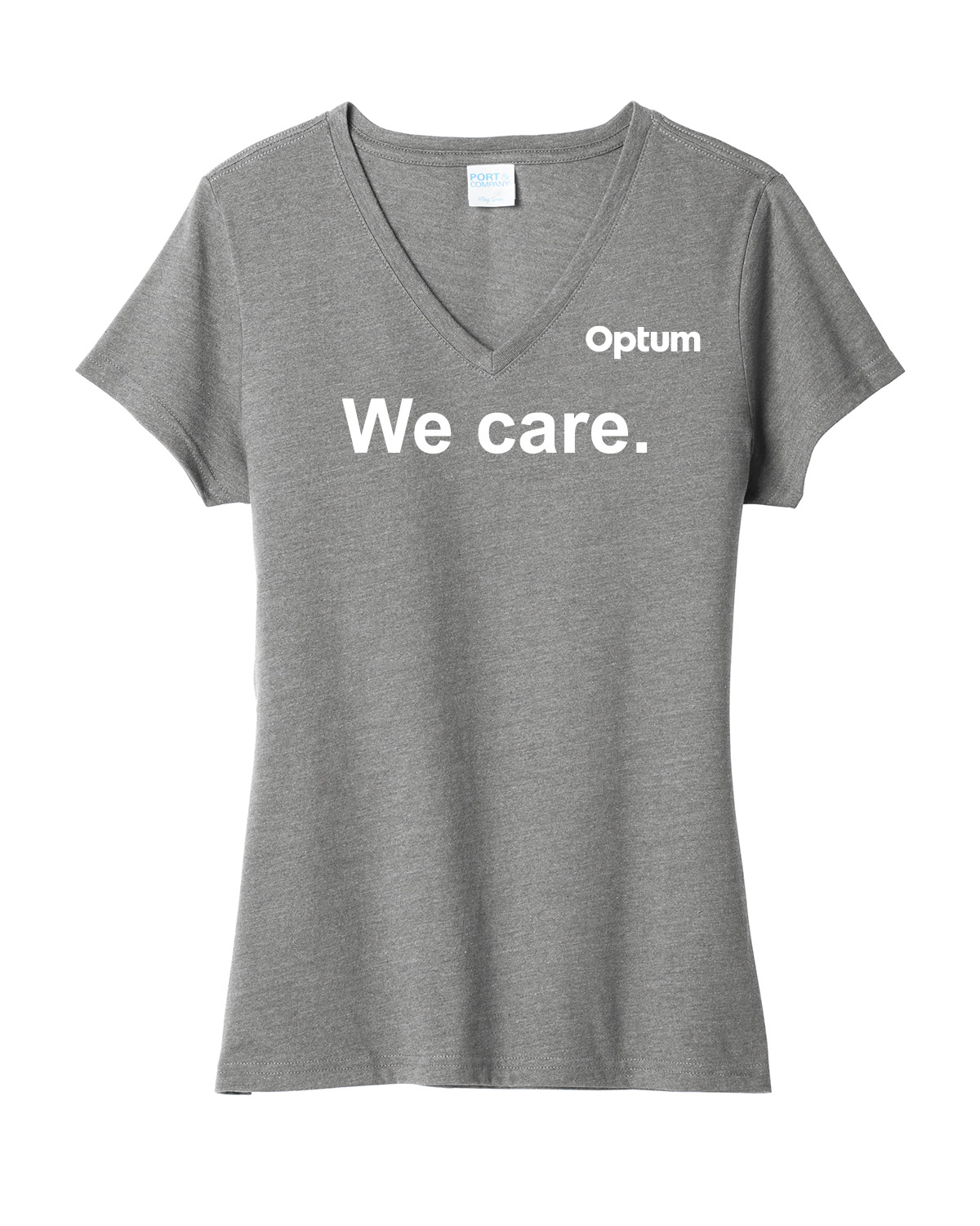 Optum - Optum V-Neck Grey Tee (Female Sizing)