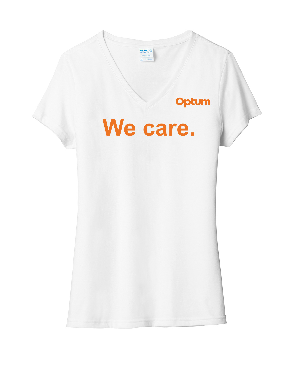 Optum - Optum V-Neck White Tee (Female Sizing)