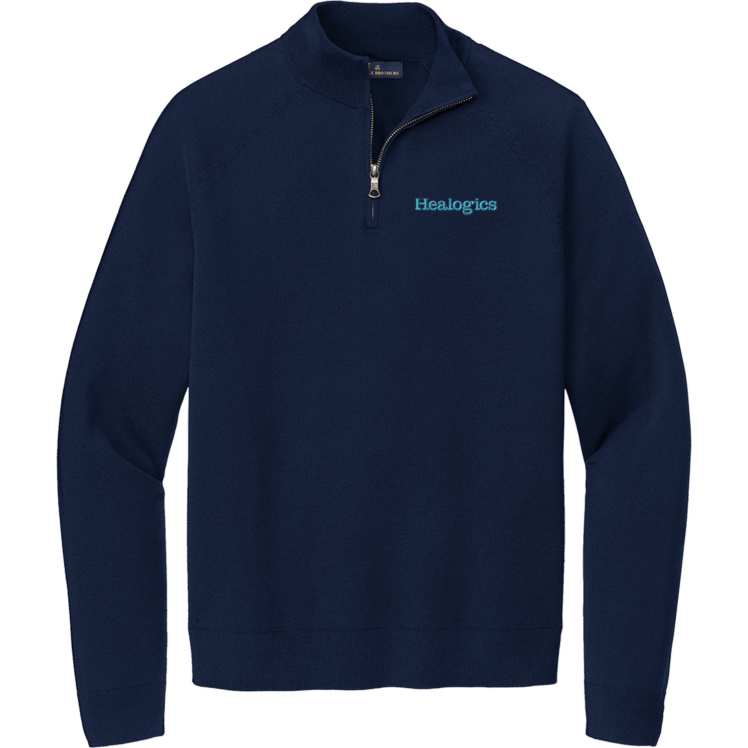 healogicscompanystore - Brooks Brothers® Cotton Stretch 1/4-Zip Sweater